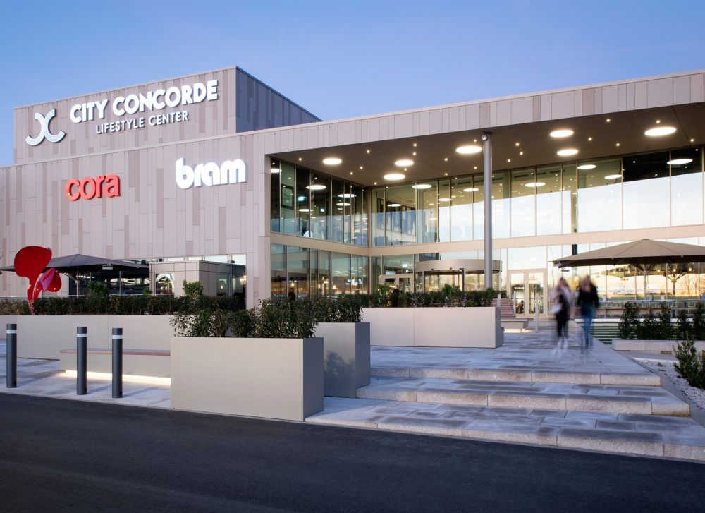 Lifestyle center 'City Concorde' Bertrange (L) - WW+