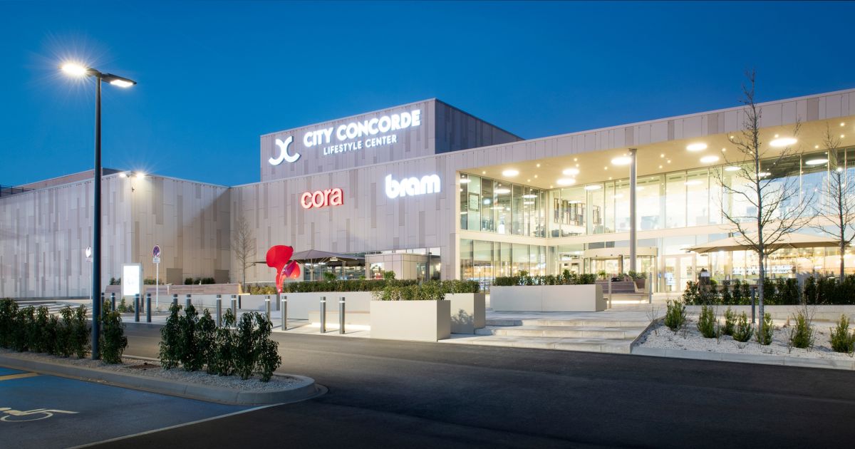 Lifestyle center 'City Concorde' Bertrange (L) - WW+