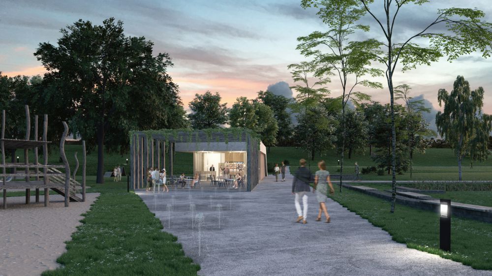 Kiosk Park Molter Mondercange (LUX) - WW+